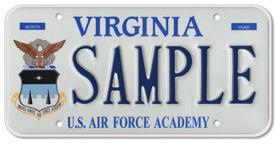 United States Air Force Academy | Virginia Department of Motor Vehicles